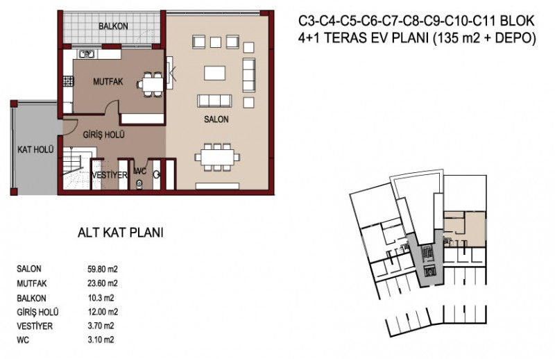 TERAS EVLER KAT PLANLARI KAT PLANLARI , TERAS EVLER KAT PLANLARI